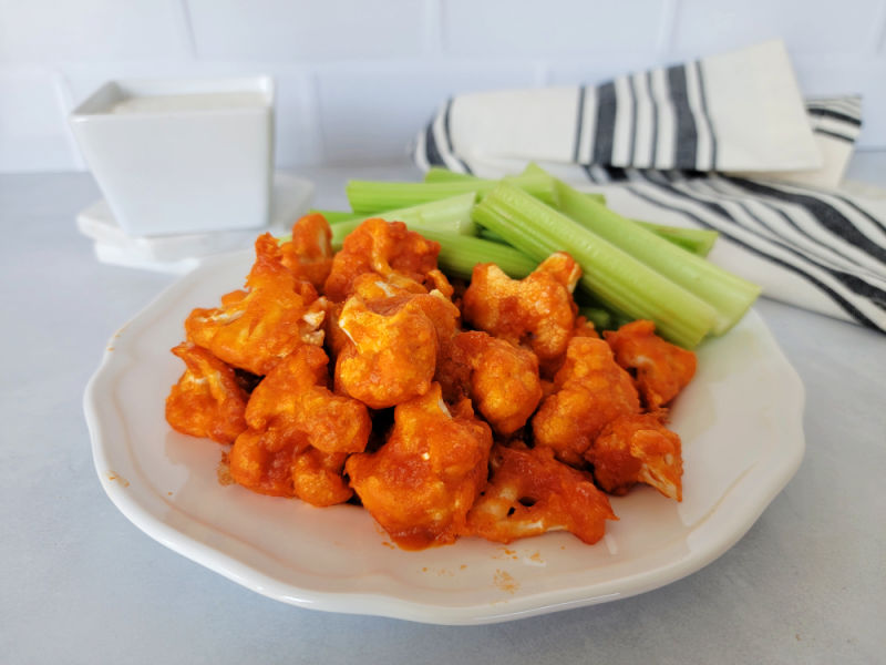 Air fryer buffalo cauliflower: The game day snack everyone will love