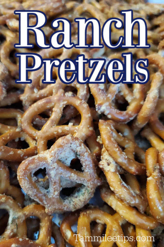 3 ingredient ranch pretzels recipe