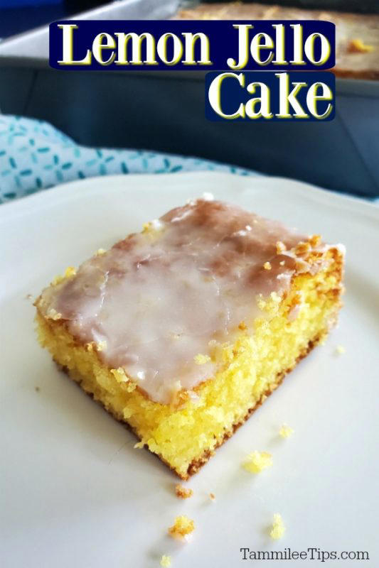 Lemon Jello Cake Recipe