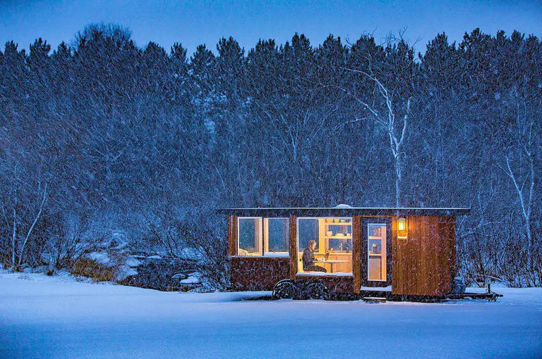 Four-Season Glamping in the Catskills, NY