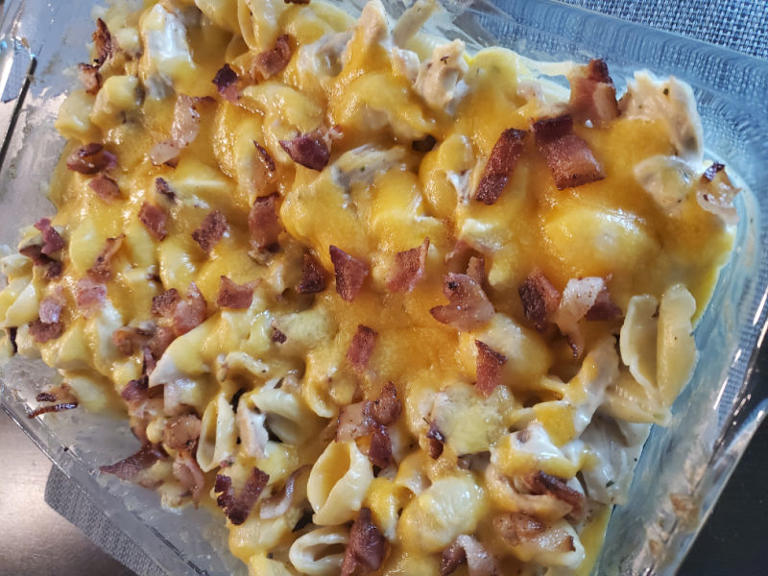 Easy Cheesy Chicken Bacon Ranch Casserole Recipe
