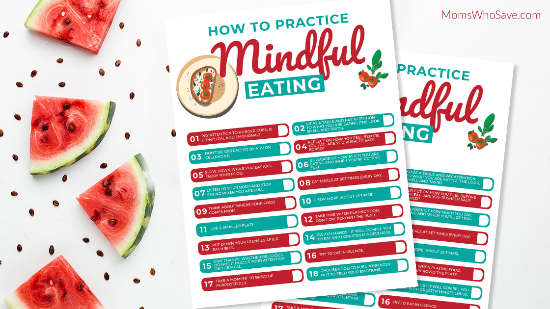 18 Mindful Eating Exercises + a Free Worksheet