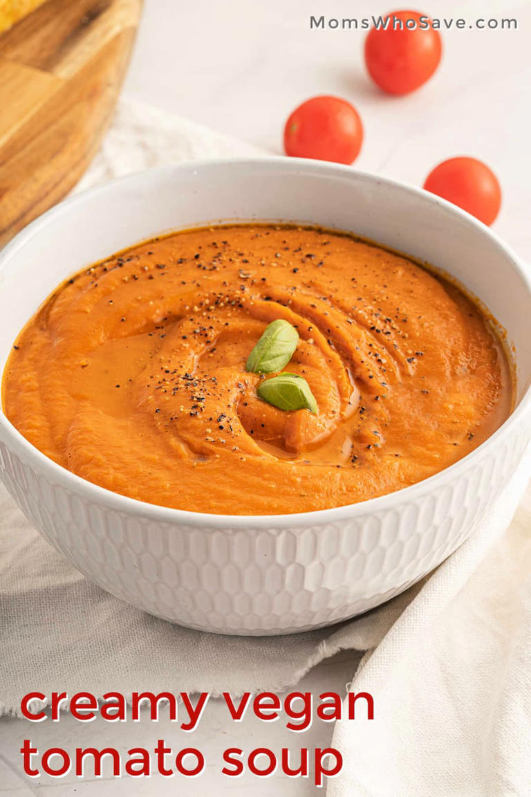 Creamy & Delicious Dairy-Free Tomato Soup