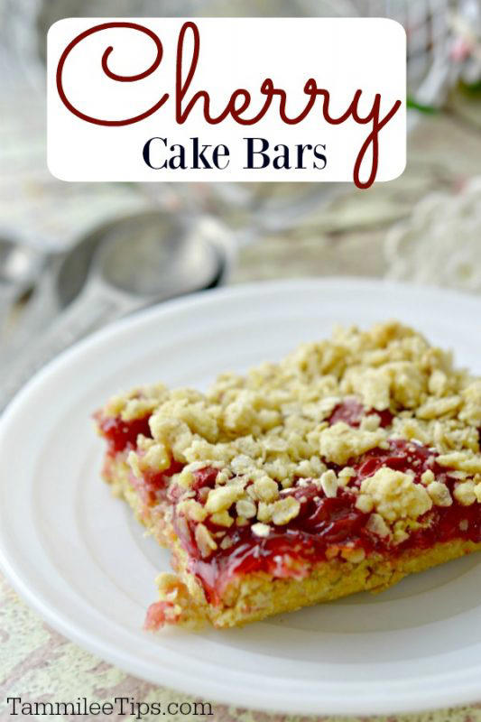4-ingredient cherry cake bars taste like you spent hours baking