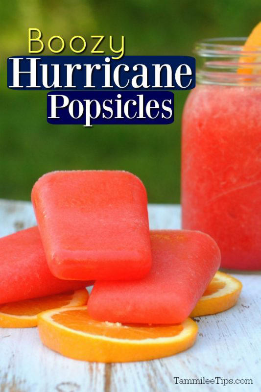 Boozy Hurricane Popsicle Recipe