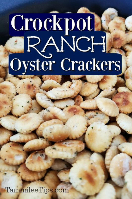 Crock Pot Ranch Oyster Crackers Recipe