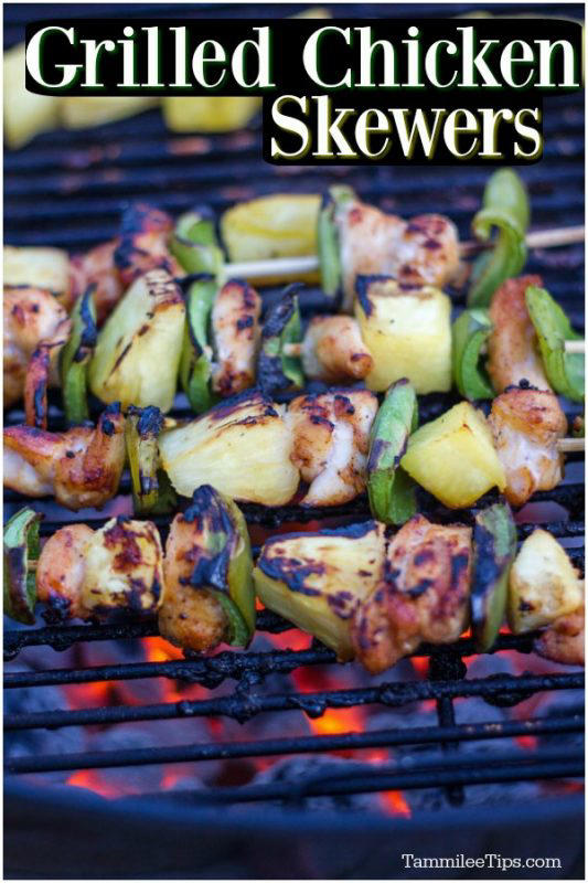 Sweet and Spicy Chicken Skewers