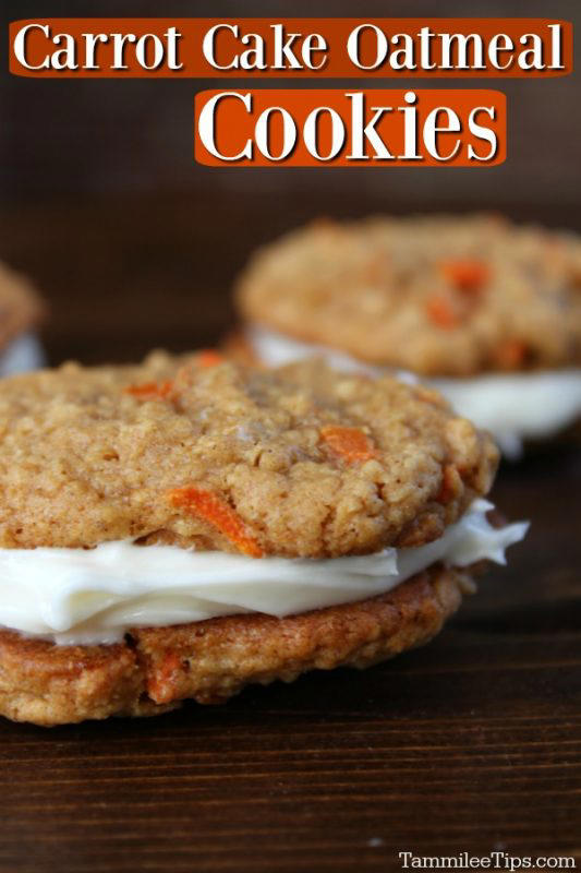 Carrot Cake Oatmeal Cookies Recipe!