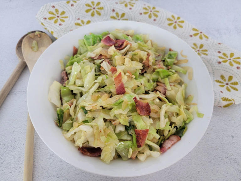 Southern Fried Cabbage with Bacon