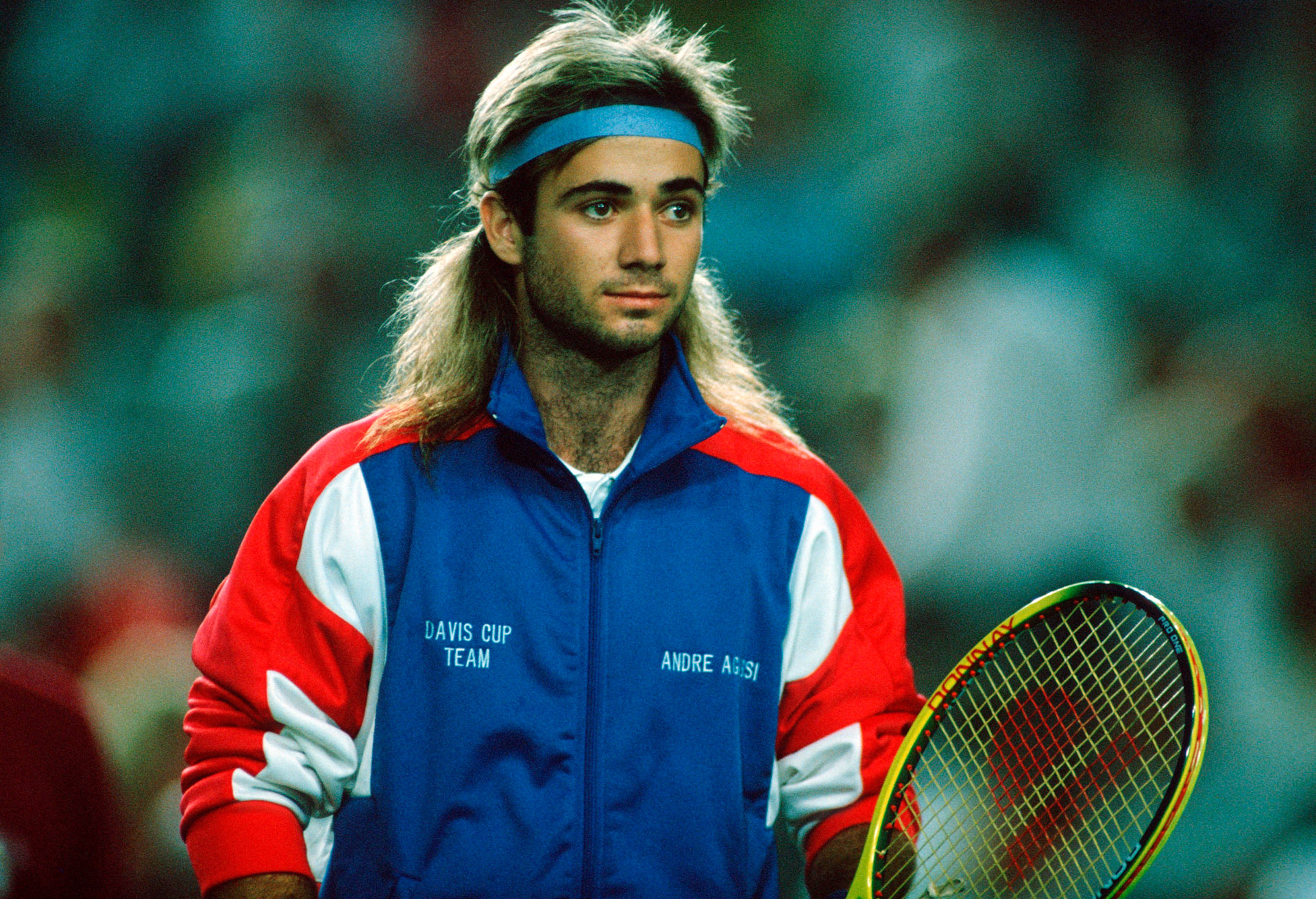 Andre Agassi played tennis with a wig for years
