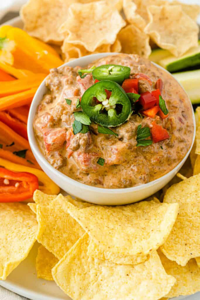 Rotel Sausage Dip
