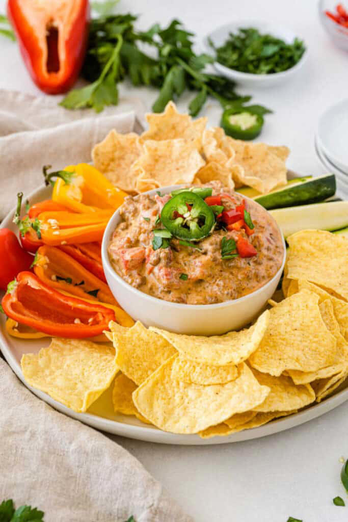 Rotel Sausage Dip