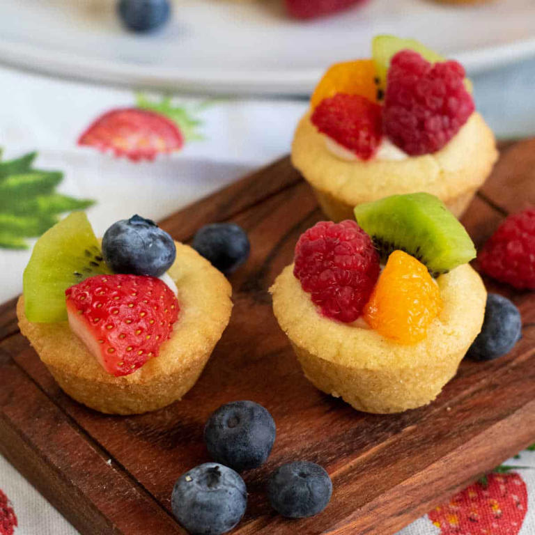 Mini Sugar Cookie Fruit Tarts