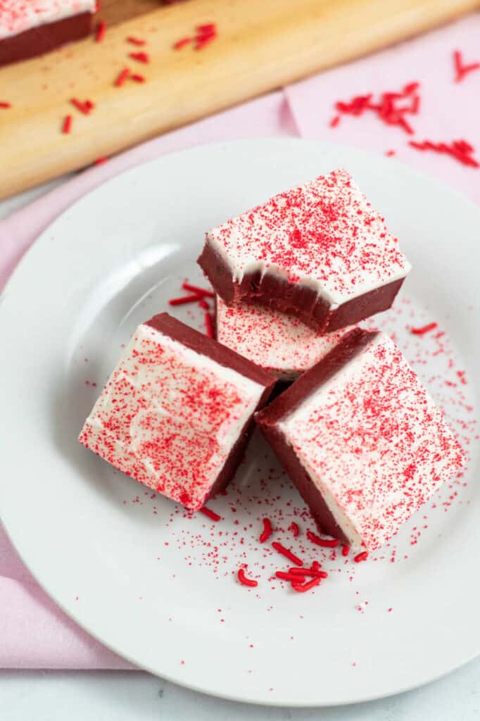 Easy Red Velvet Fudge