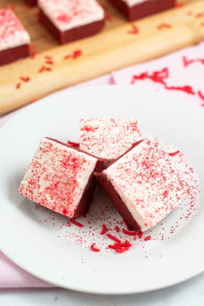 Easy Red Velvet Fudge