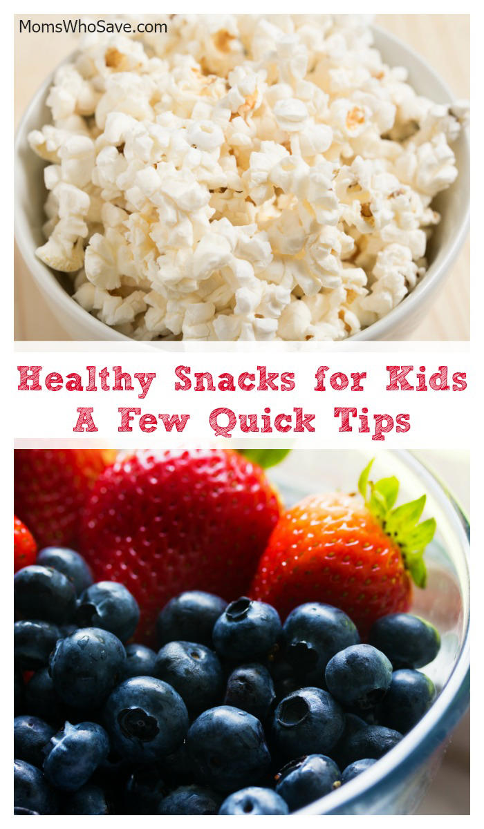 Healthy snacks for kids: A few quick tips