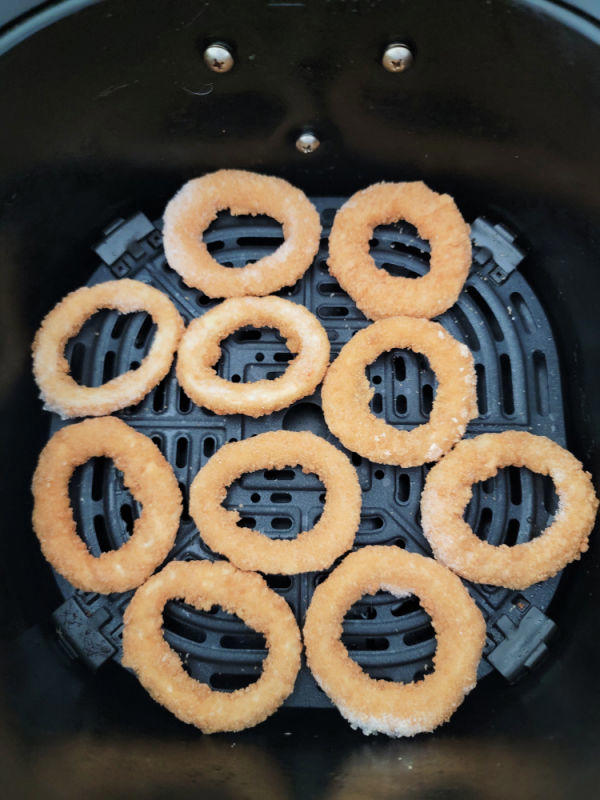 How to cook frozen onion rings in air fryer!