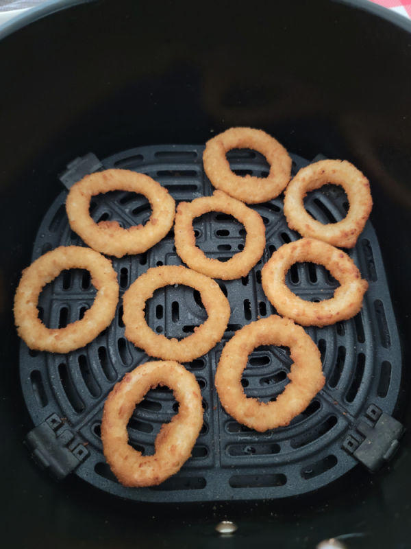 Frozen Onion Rings in Air Fryer