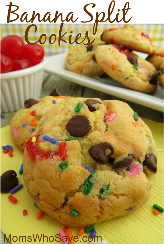 Banana Split Cookies Recipe