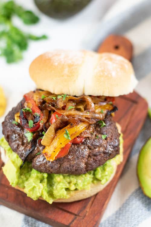 Delicious Fajita Burgers