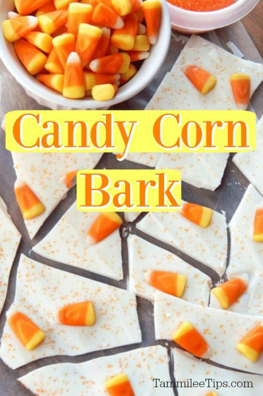 Easy Candy Corn Bark Recipe!