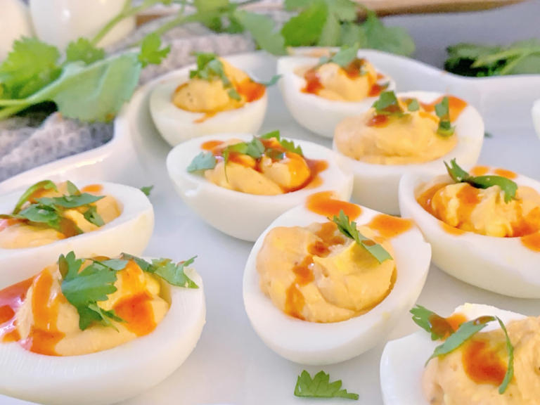 Buffalo Deviled Eggs Recipe