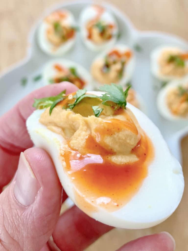 Buffalo Deviled Eggs Recipe