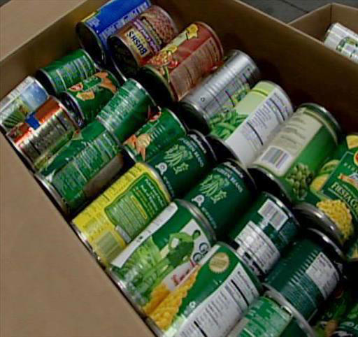 Menards in Fairborn collecting non-perishable food items