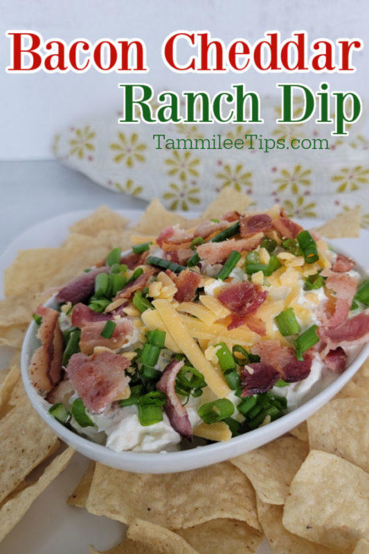 Easy Bacon Cheddar Ranch Dip Recipe