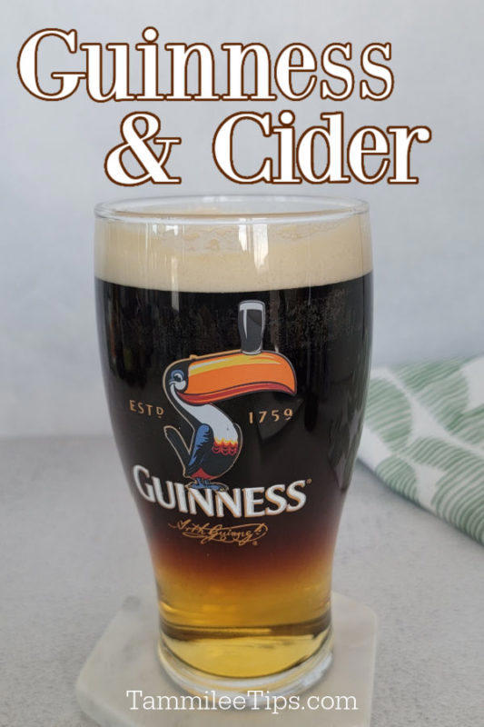 Guinness and Cider Beer Cocktail