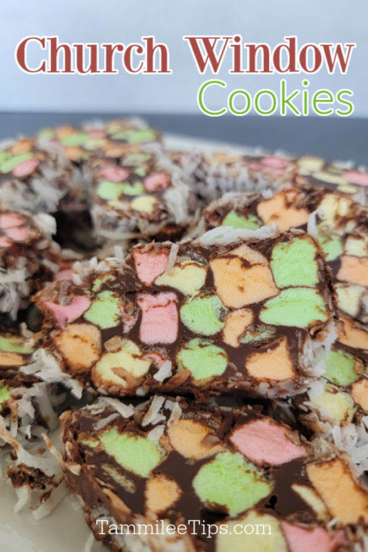 No bake stained glass window cookies