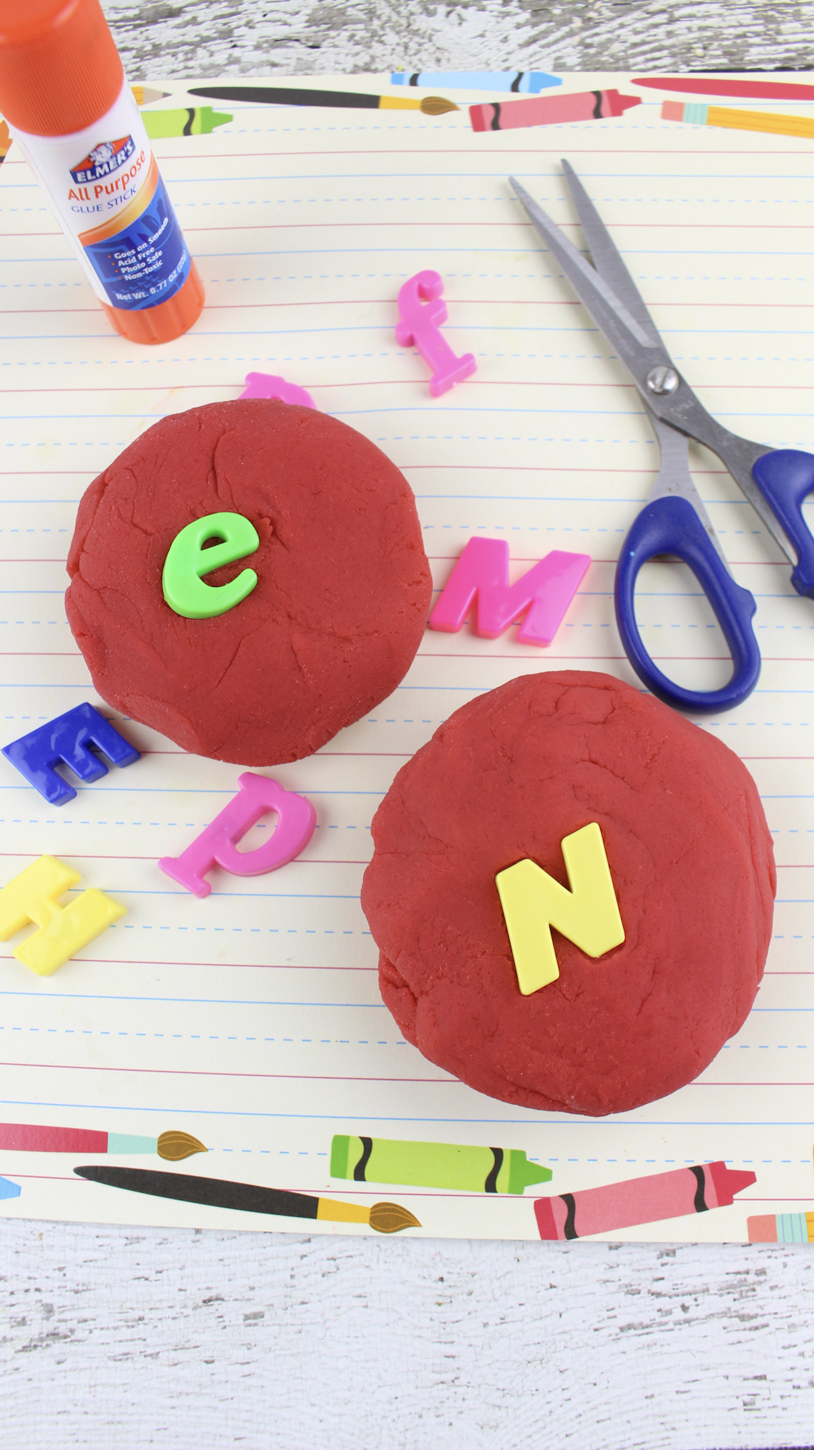 Make This DIY Red Apple Playdough (It Smells Like Apples Too!)