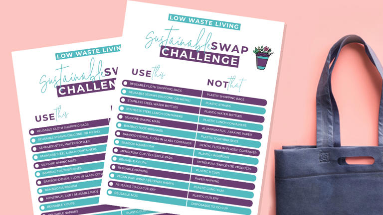 Sustainable Swaps + a Free Printable Checklist
