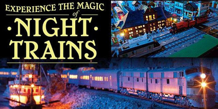 Summer night trains at Twin City Model Railroad Museum
