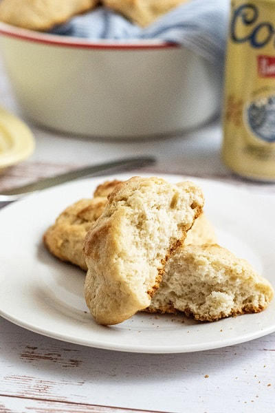 3 Ingredient Beer Biscuits with Bisquick