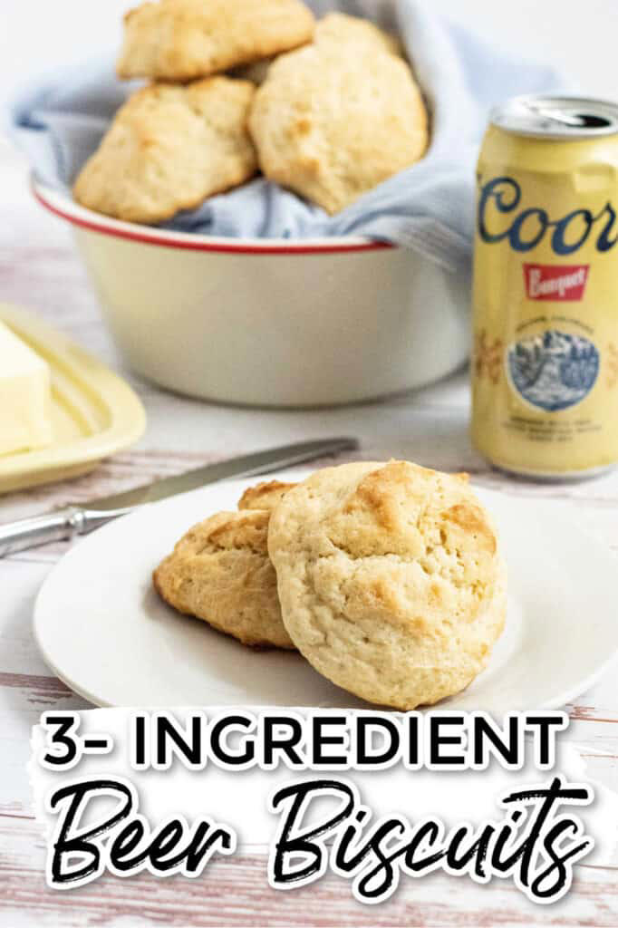 3 Ingredient Beer Biscuits with Bisquick