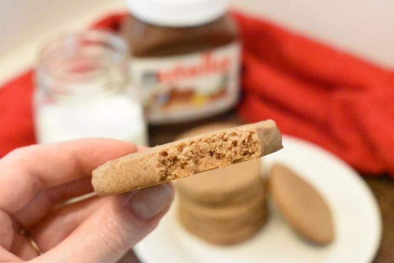 Delicious Chewy Nutella Cookies