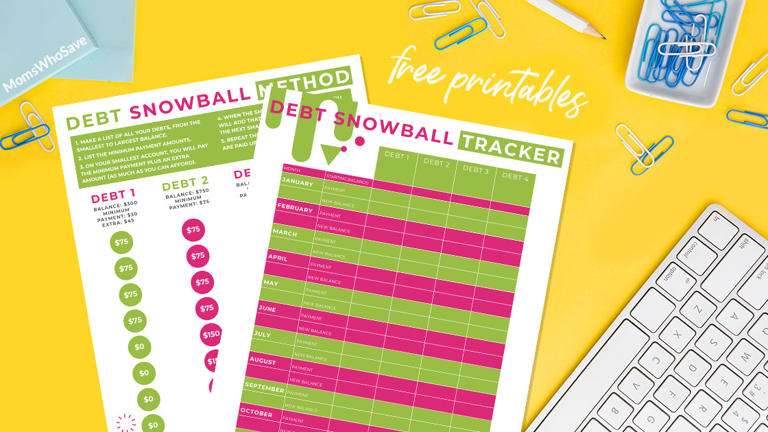 Free Printable Debt Payoff Worksheet (Debt Snowball Method)