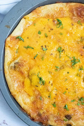 Easy & Delicious Cheeseburger Pie
