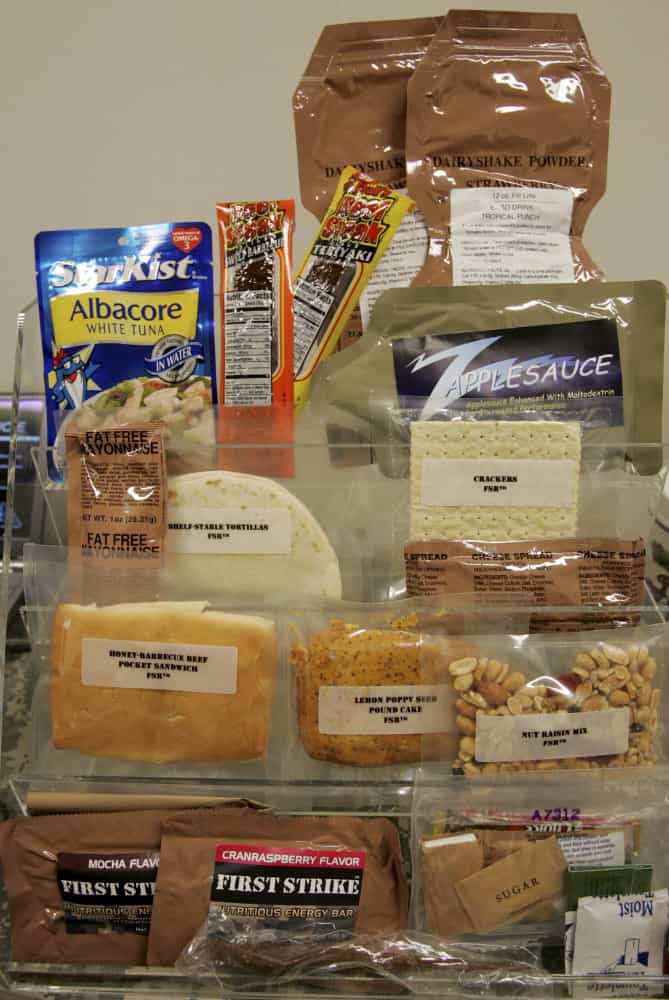 What do soldiers from around the world eat?