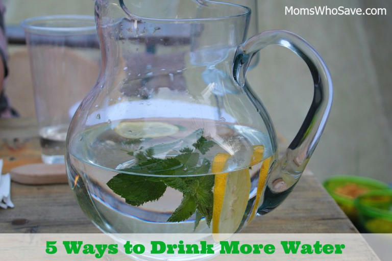 5 Easy Ways to Drink More Water