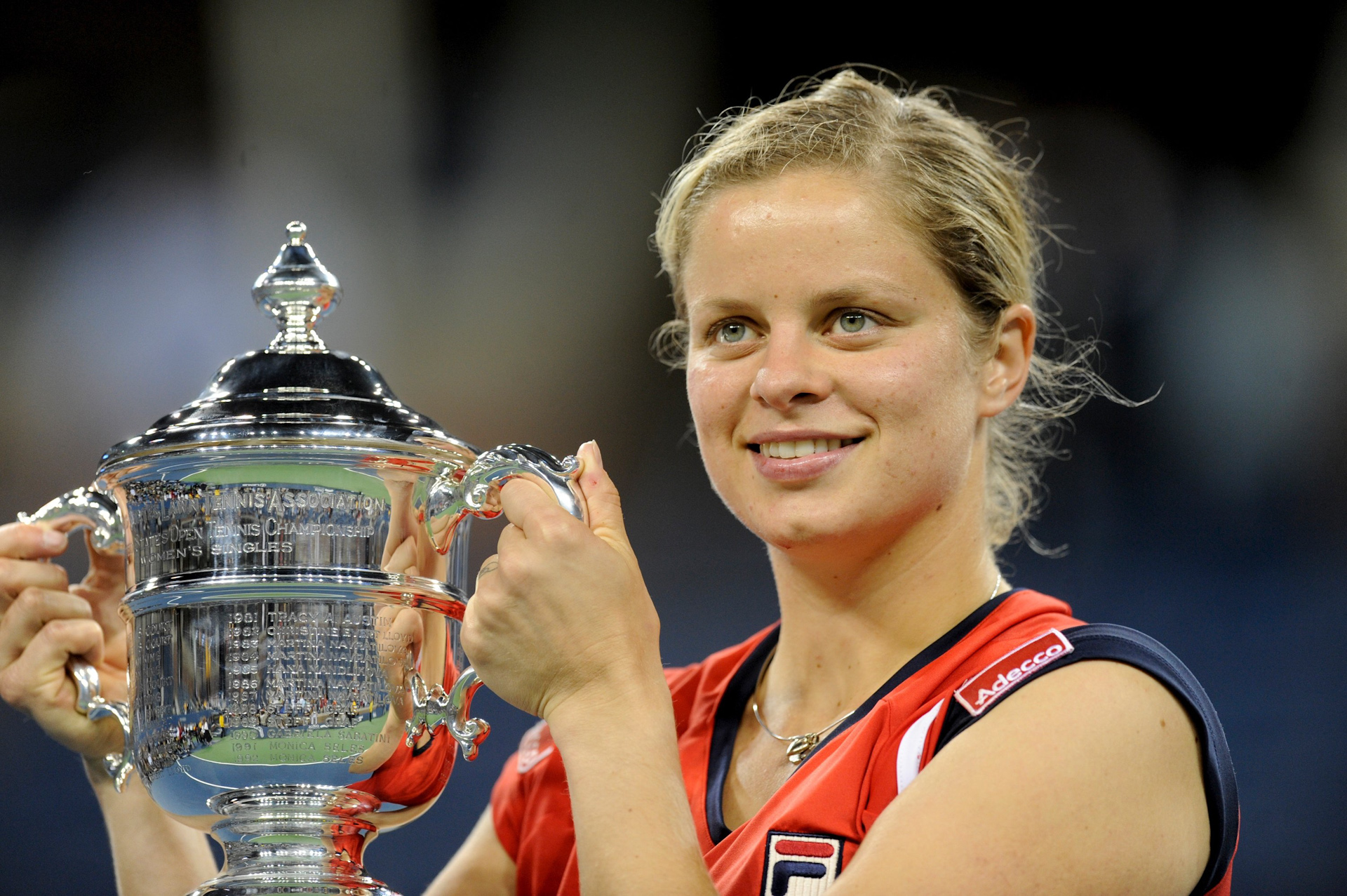 Kim Clijsters' first major triumph