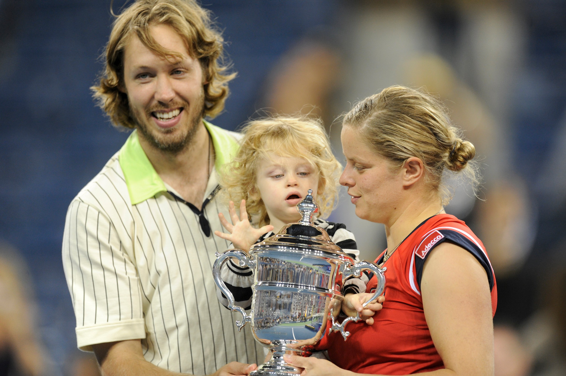 Kim Clijsters' first major triumph