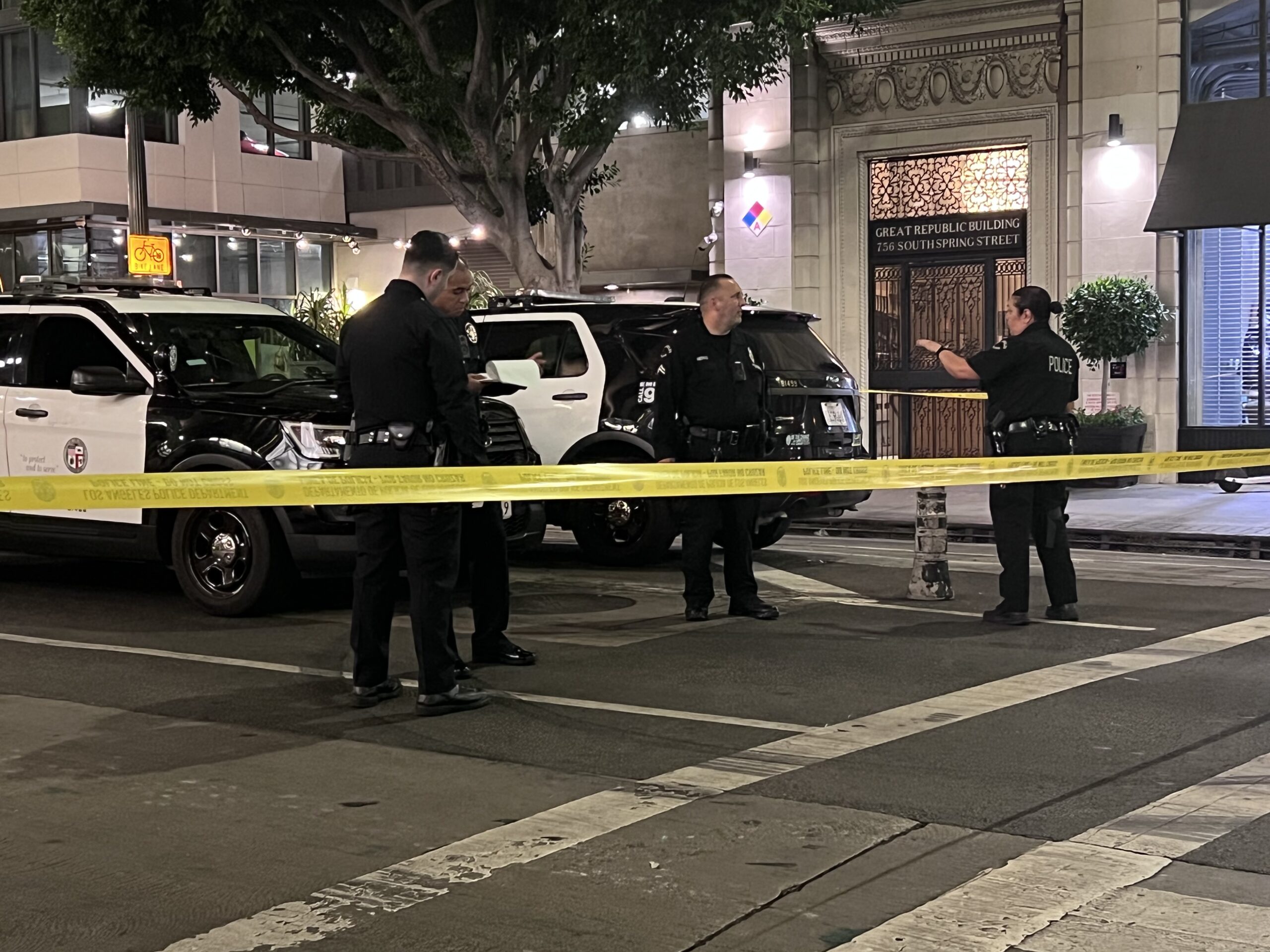 ANOTHER man found dead on downtown LA sidewalk