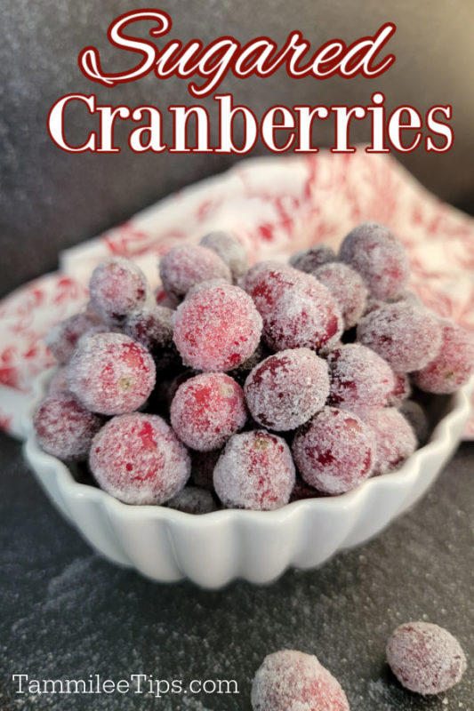 How to make Sugared Cranberries (Quick and Easy)