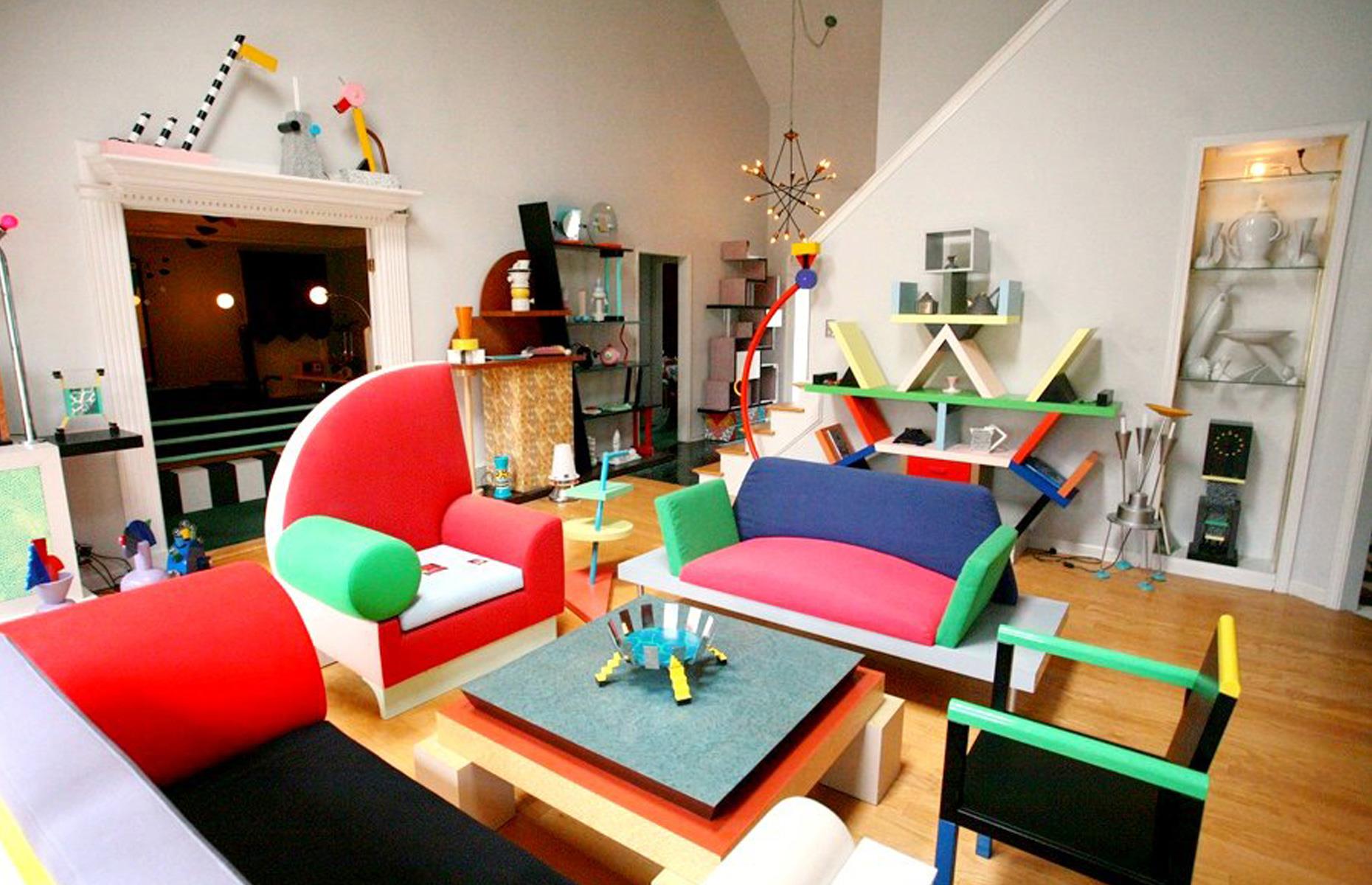 A nostalgic tour of the boldest and brightest 1980s interior trends
