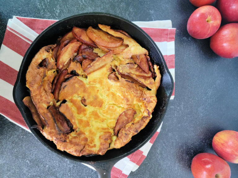 Easy German Apple Pancake Recipe