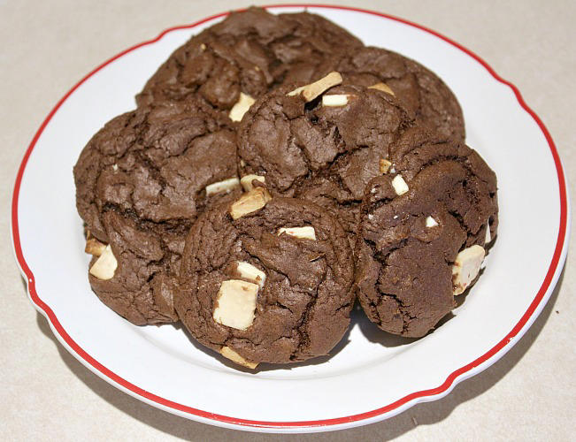 Peppermint Chocolate Cookies!