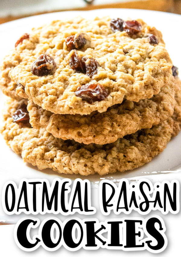 Classic Oatmeal Raisin Cookies
