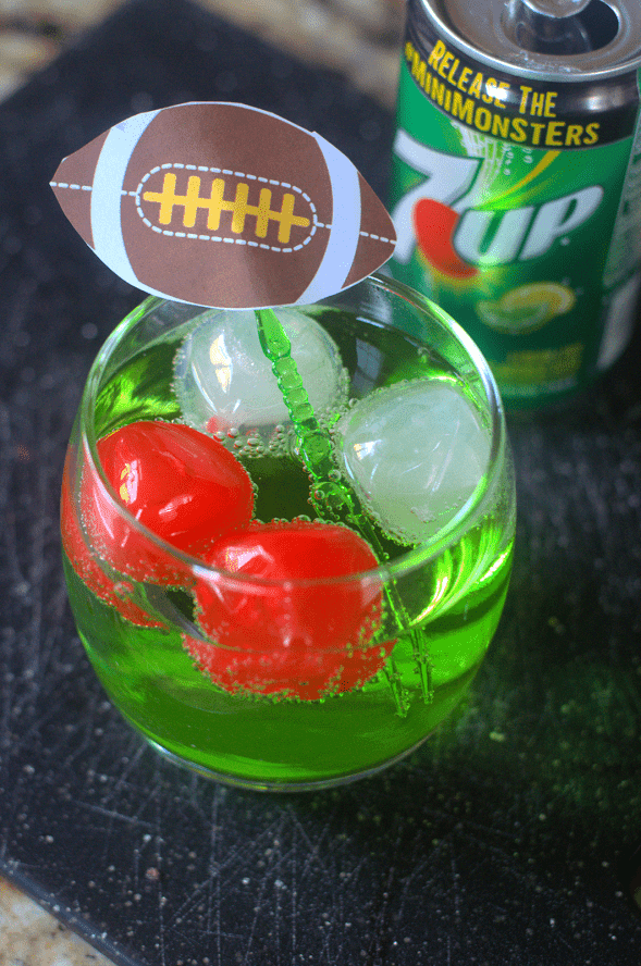 Touchdown game day cocktail and free football printable